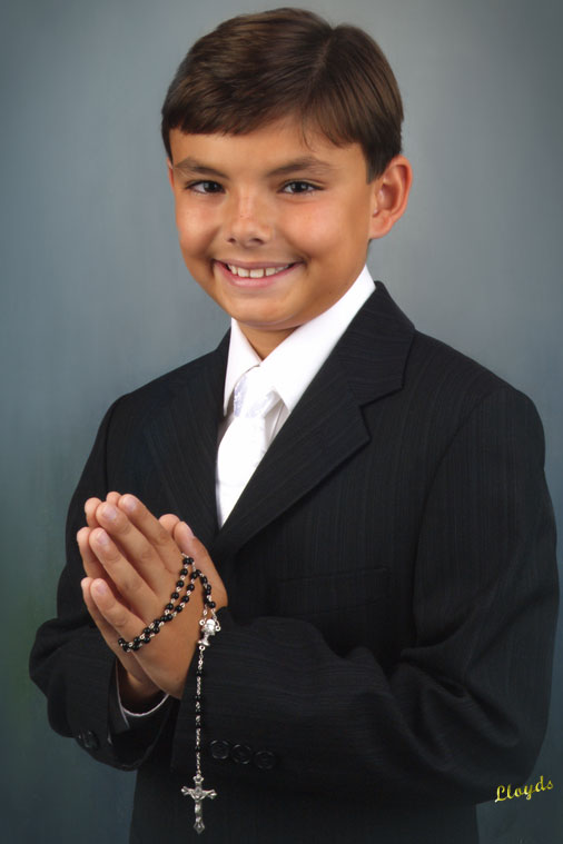Memorable First Communion Portraits | Lloyd's Studio Photography